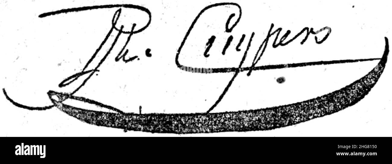 Signature Pierre Cuypers Stock Photo - Alamy