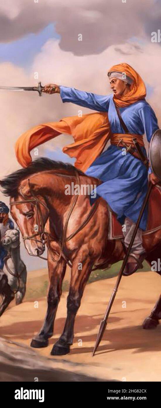 Sikh Warrior princess- Mai Bhago Kaur Stock Photo - Alamy