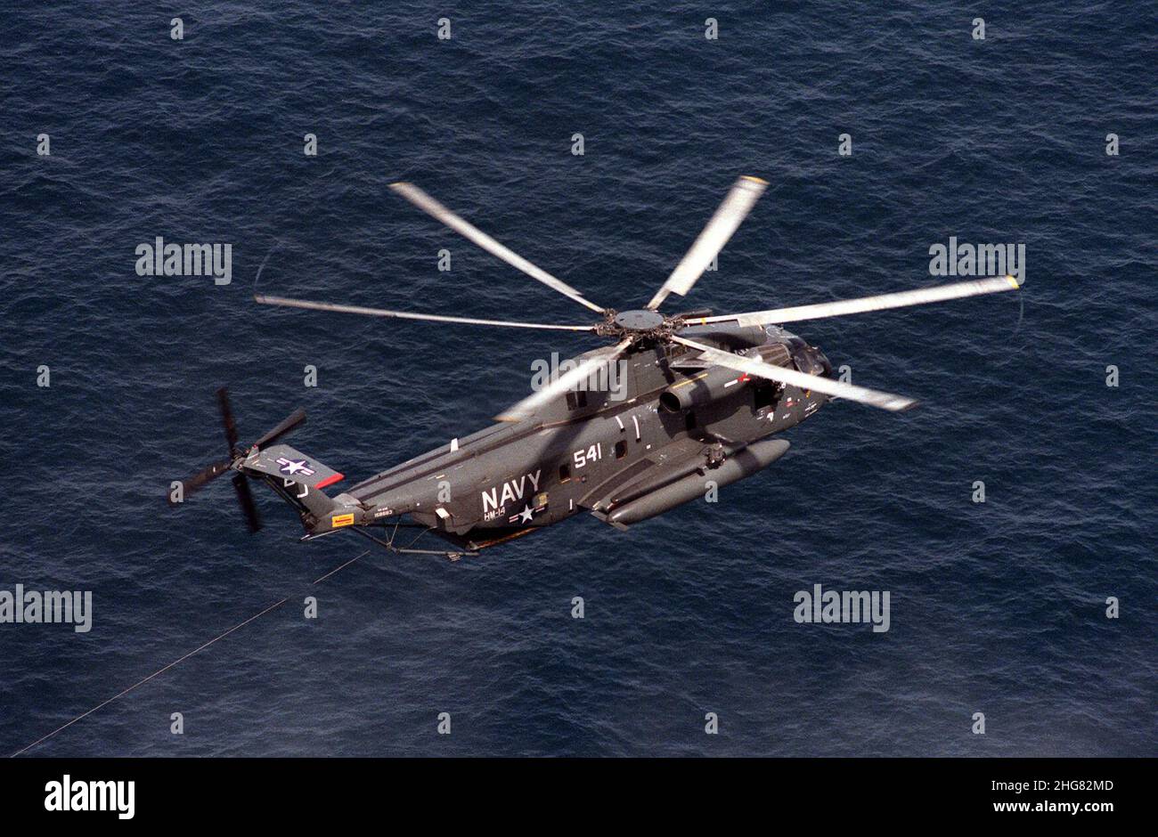 Sikorsky RH-53D HM-14 in flight 1987 Stock Photo - Alamy