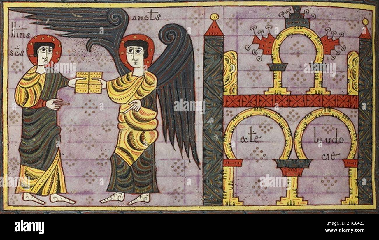 Silos Apocalypse - BL Add MS 11695 f. 077v - To the Church of Laodicea ...