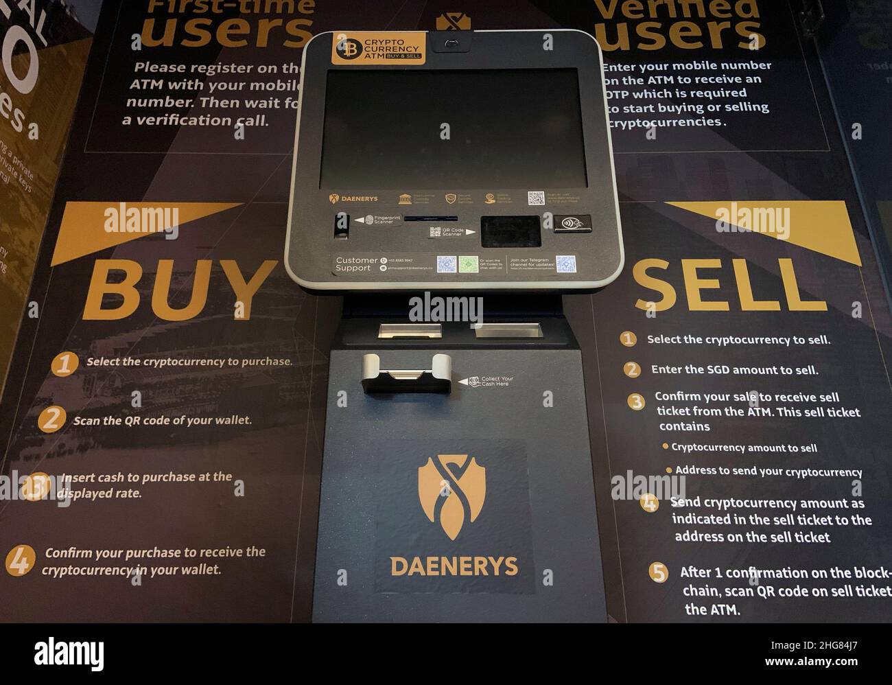 Cryptocurrency atm hi-res stock photography and images - Alamy