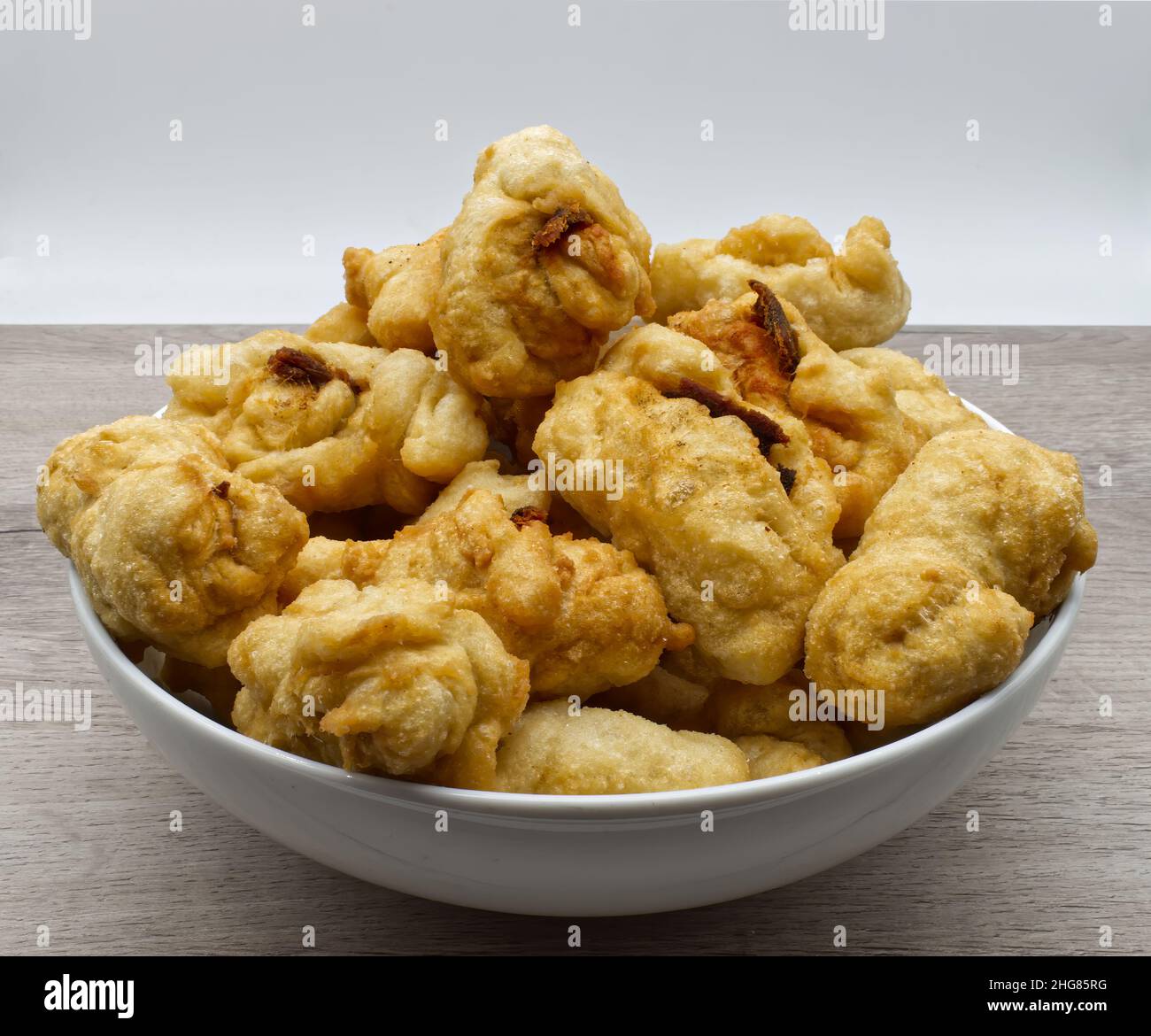 Traditional Italian Crispeddi Calabresi. Fried salted donuts with ...