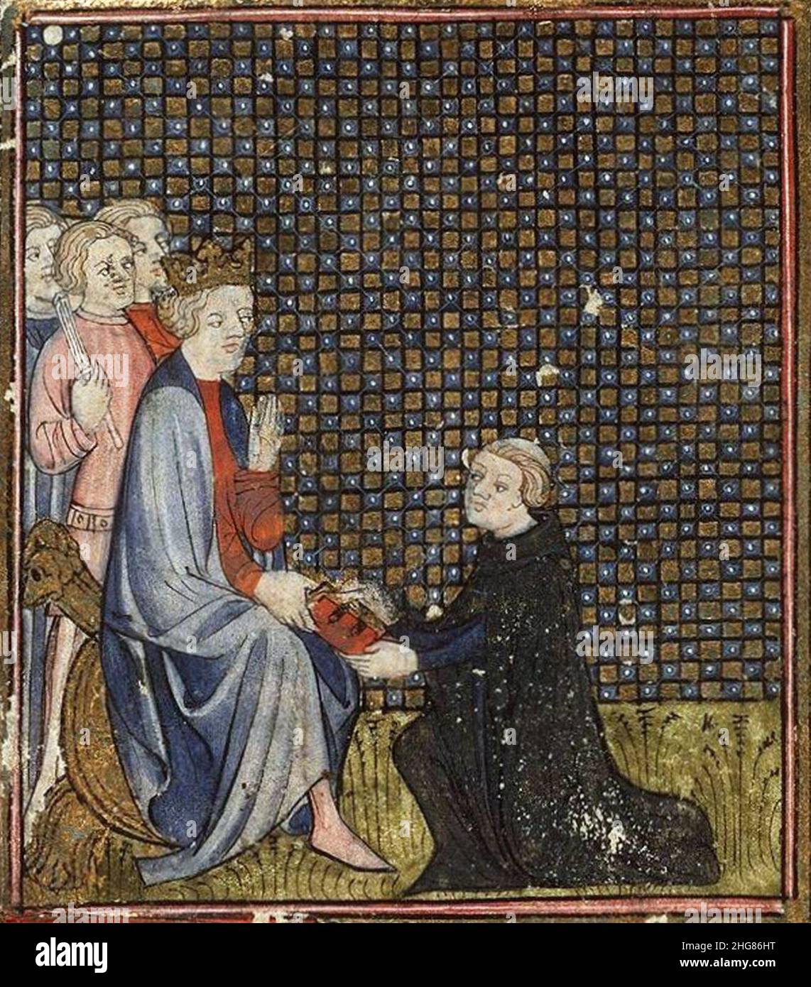 Simon de Hesdin presents his translation of the 'Facta et dicta ...