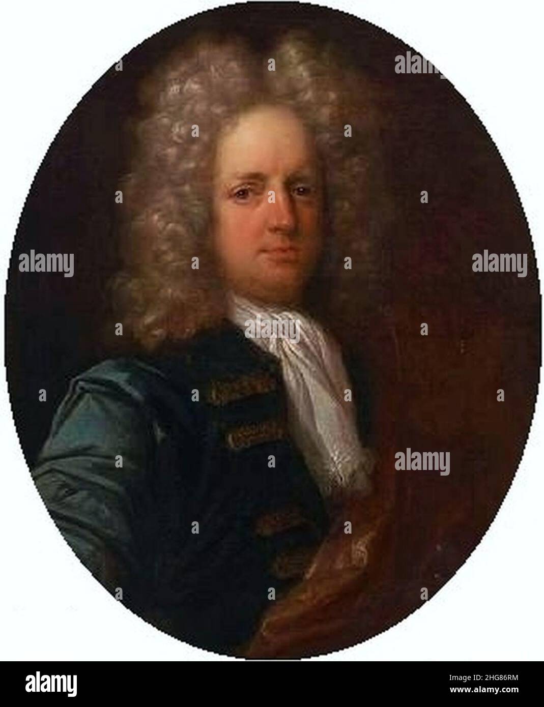 Simon Dubois - Portrait of Arthur Bart in the year 1689 Stock Photo - Alamy