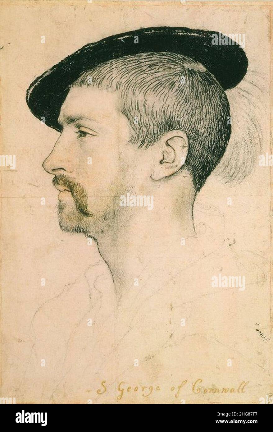 Simon George of Cornwall, by Hans Holbein the Younger Stock Photo - Alamy