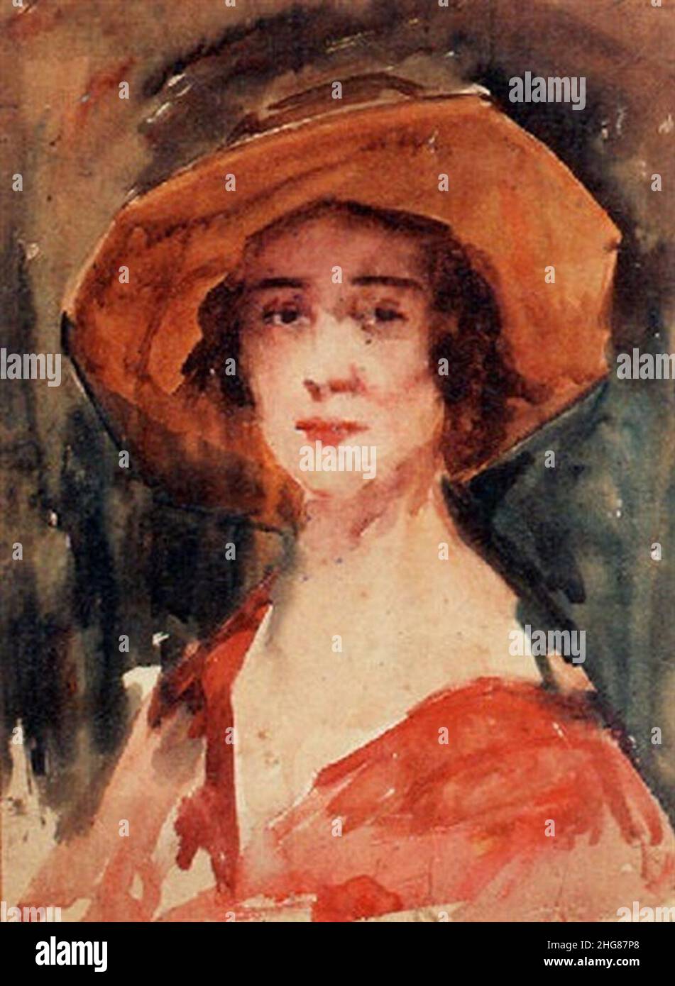 Simon Maris, Marie van der Lugt Stock Photo - Alamy