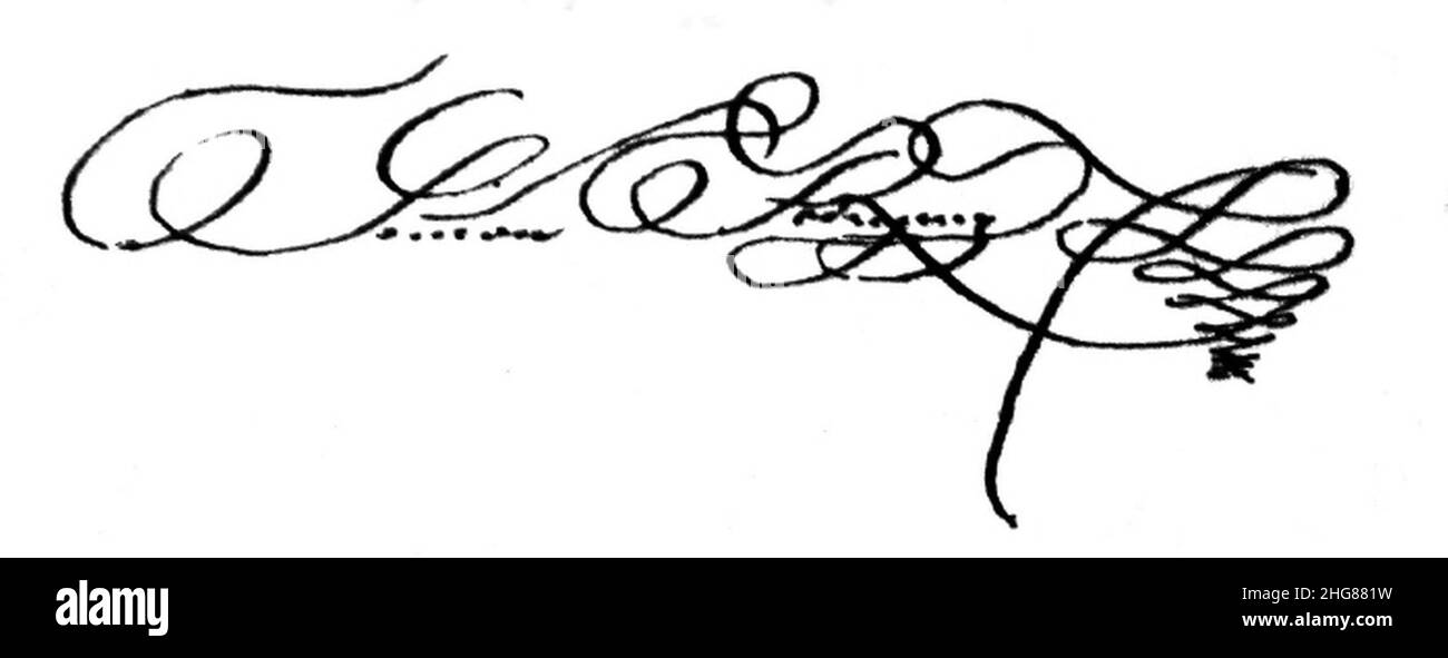 Simón Rodríguez signature Stock Photo - Alamy