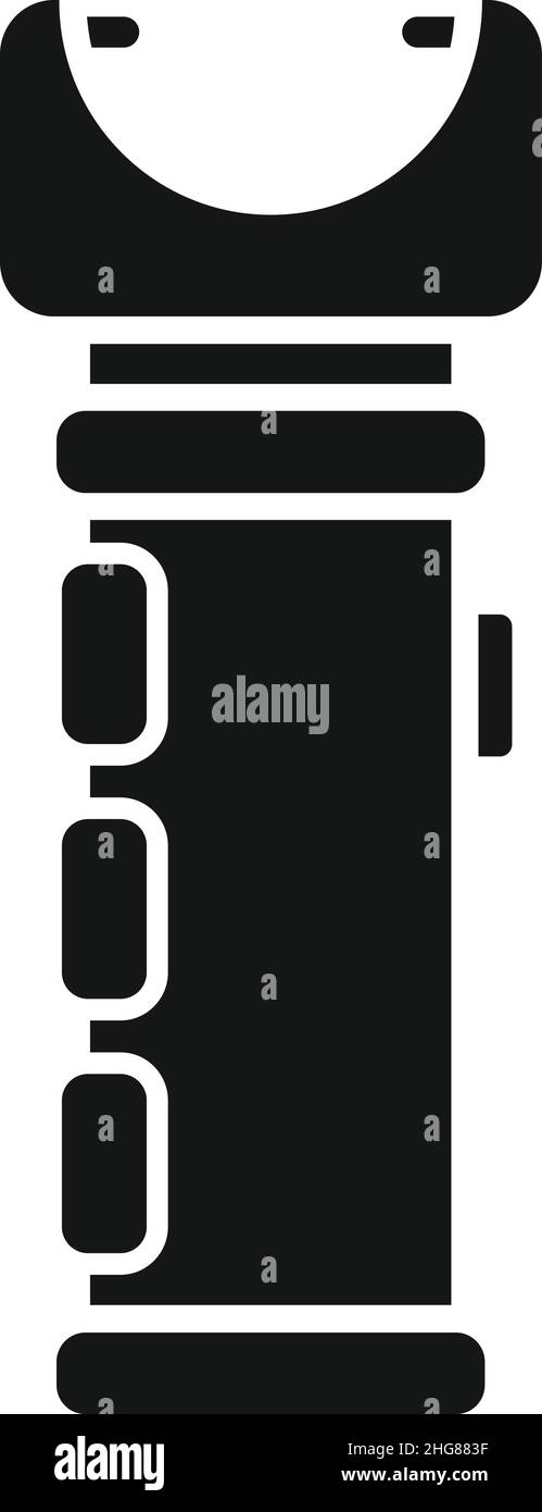 Taser electroshock icon simple vector. Tazer police. Weapon shock Stock ...
