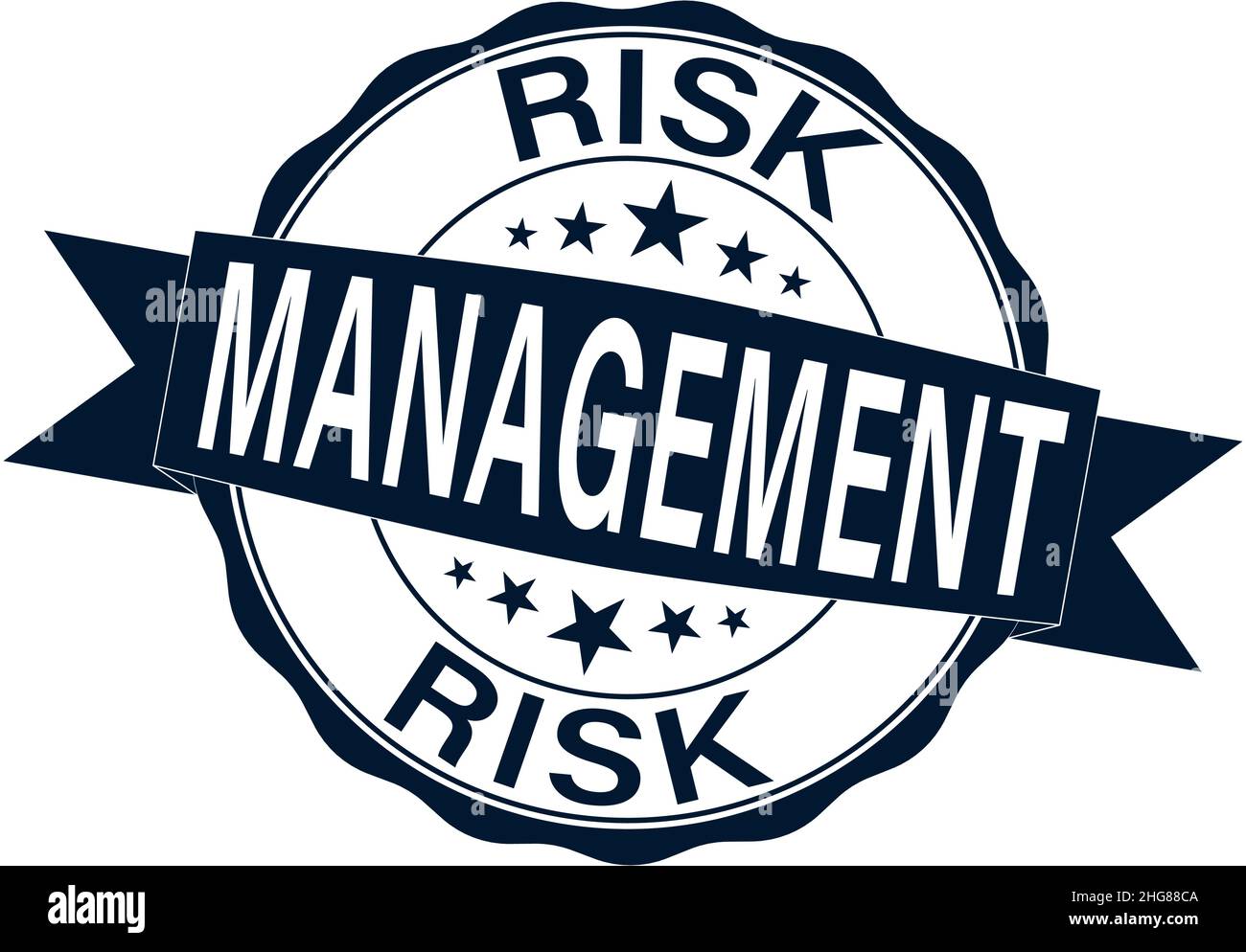 risk management. stamp. sticker. seal. round grunge vintage ribbon risk ...