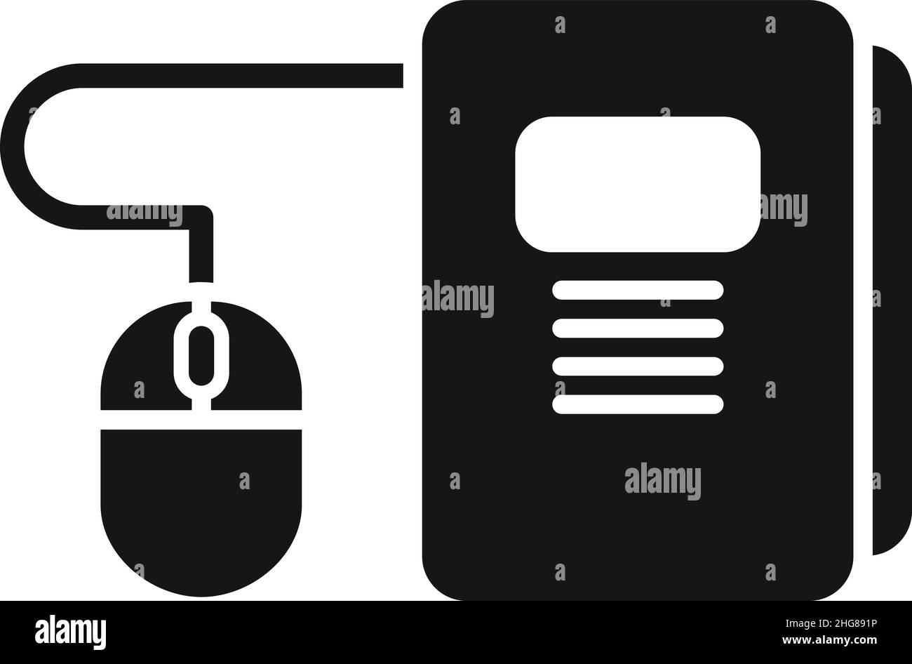 Online folder icon simple vector. Training people. Internet education ...