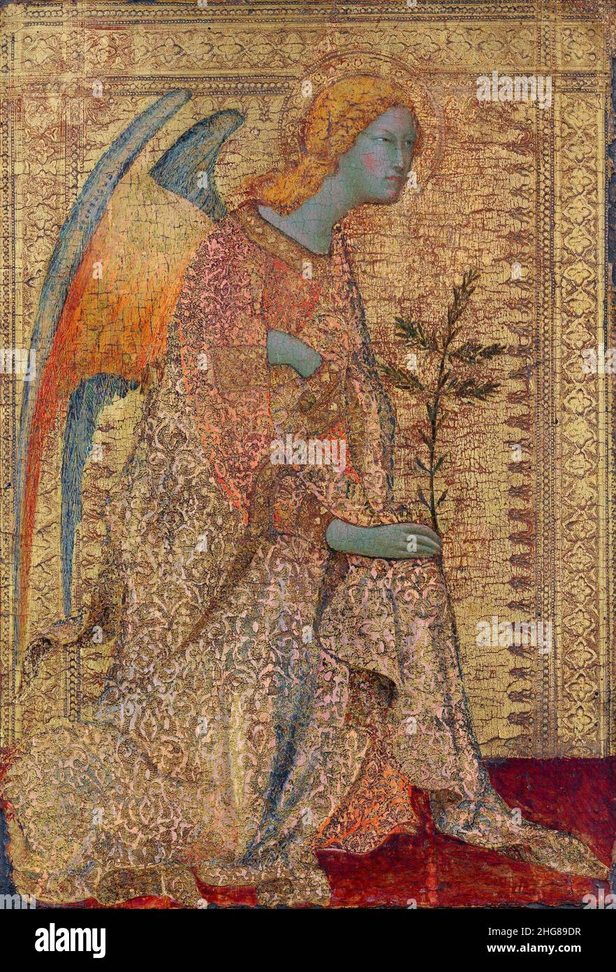 Simone Martini - The Angel of the Annunciation Stock Photo - Alamy