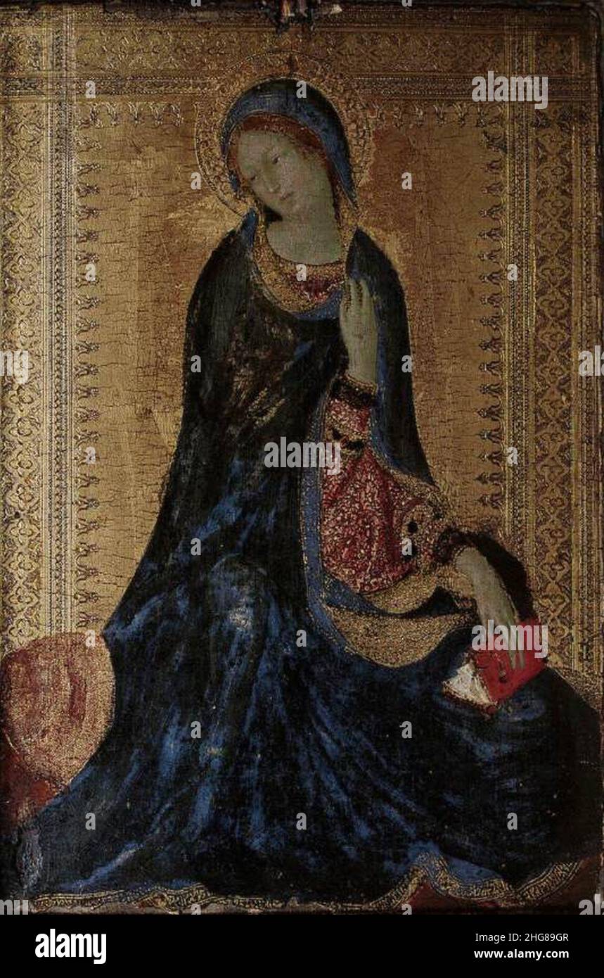 Simone martini annunciation hi-res stock photography and images - Alamy