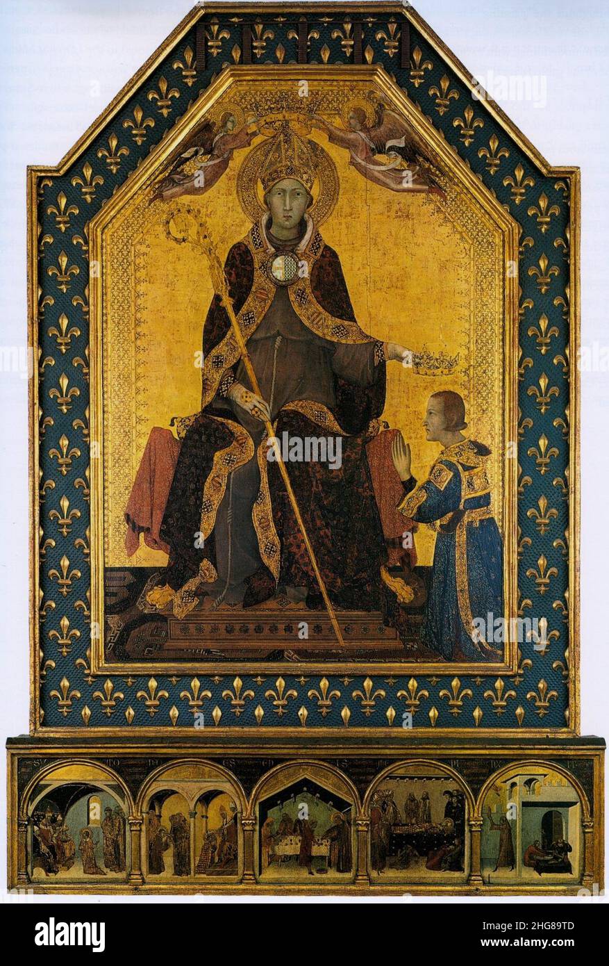 Altarpiece of st louis of toulouse hi-res stock photography and images ...
