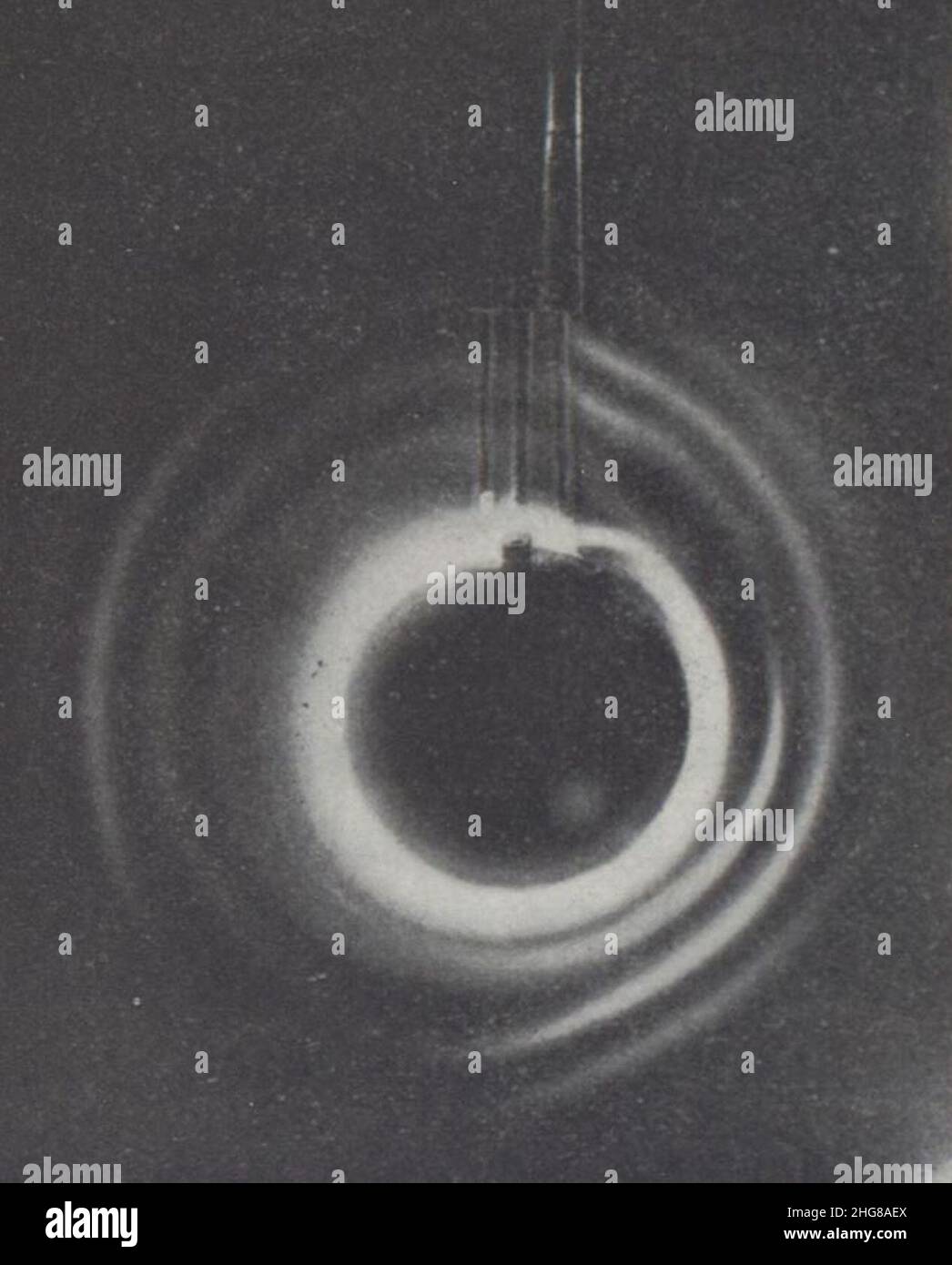 Simulation of comet tail in a vacuum chamber Stock Photo - Alamy