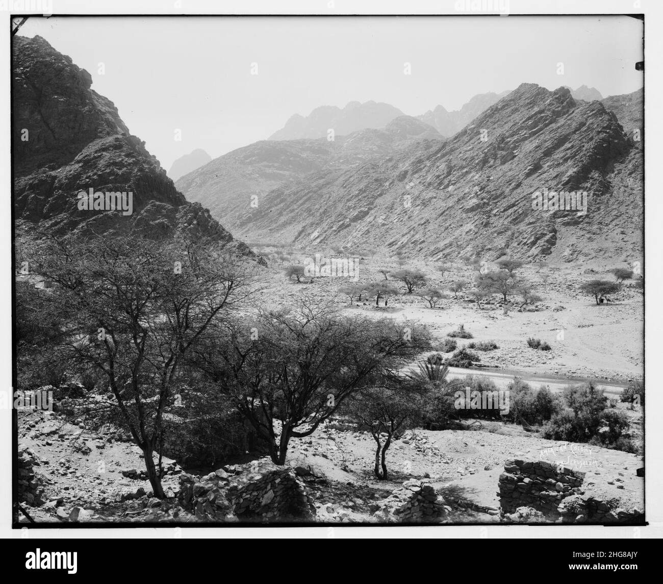 Sinai. Junction of Wady Feiran and Wady Aleyat Stock Photo - Alamy