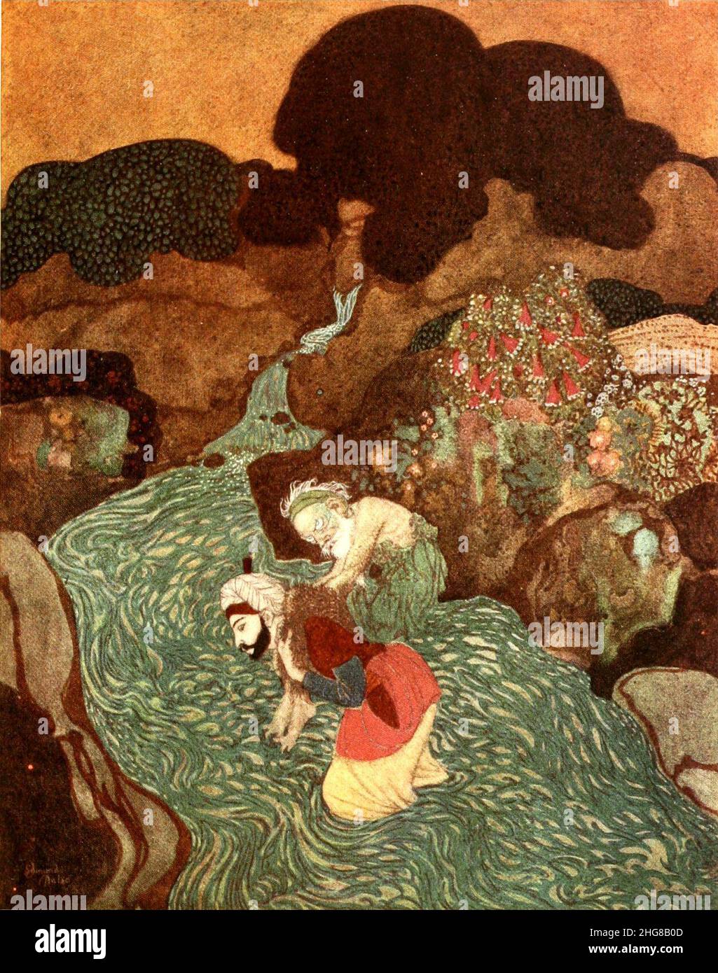 Sinbad the sailor & other stories from the Arabian nights - Dulac color ...