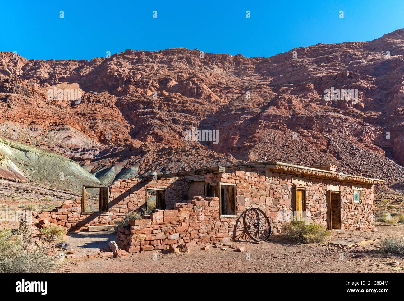 Lees Ferry Fort, 1874, trading post, Lees Ferry, Glen Canyon National ...