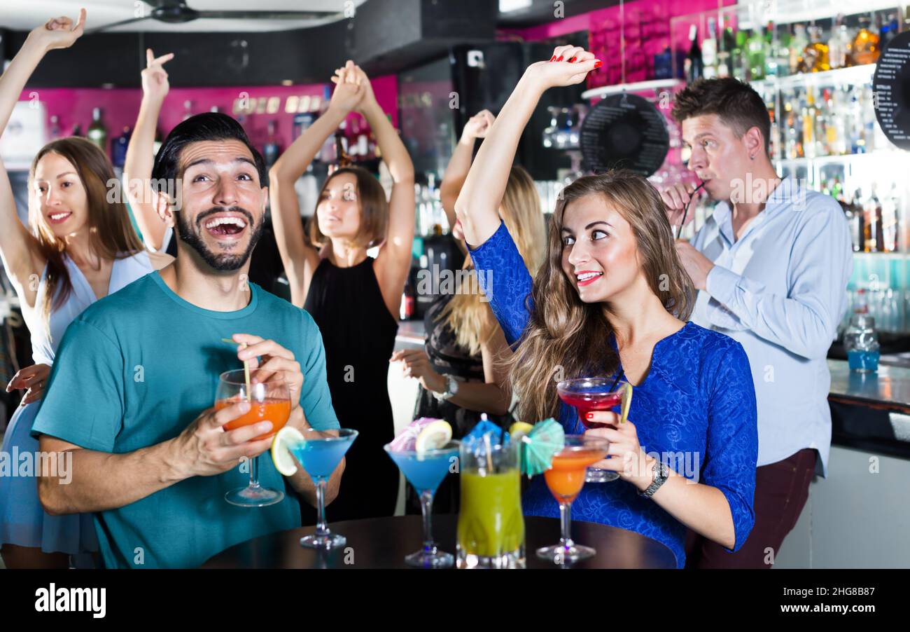 Female student dancing human hi-res stock photography and images - Alamy