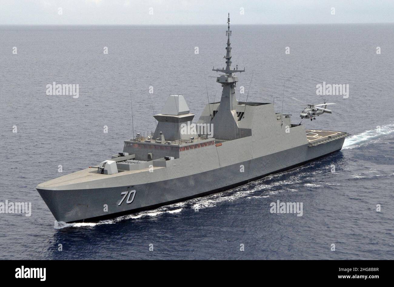 Singapore Navy guided-missile frigate RSS Steadfast Stock Photo - Alamy