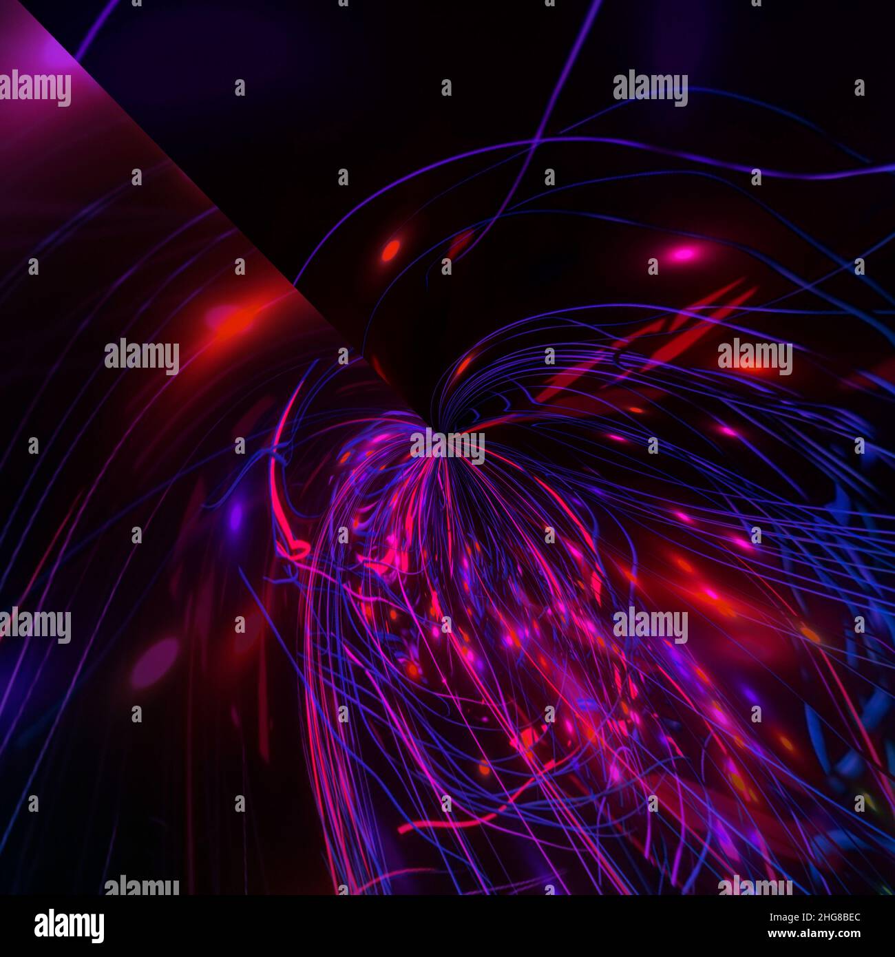 abstract background, technology concept of introducing a new innovation ...