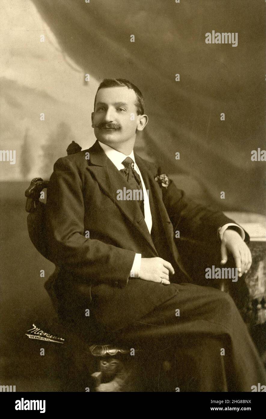 Singer Giuseppe Ferrari Stock Photo - Alamy