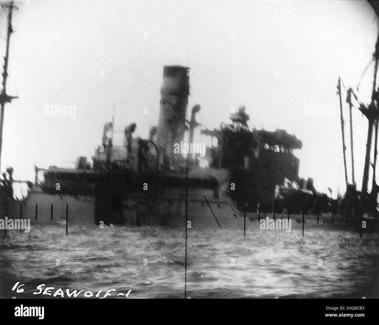 Sinking Japanese ship Stock Photo - Alamy