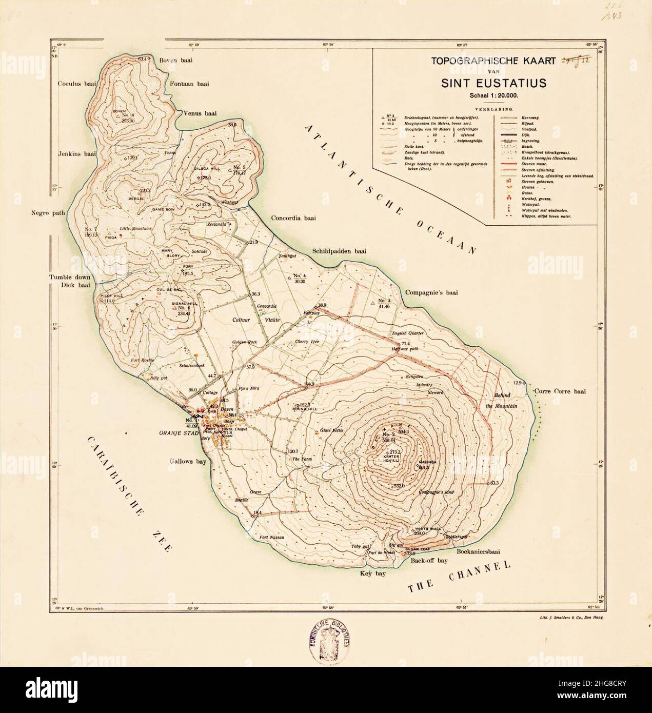 Sint eustatius map hi-res stock photography and images - Alamy