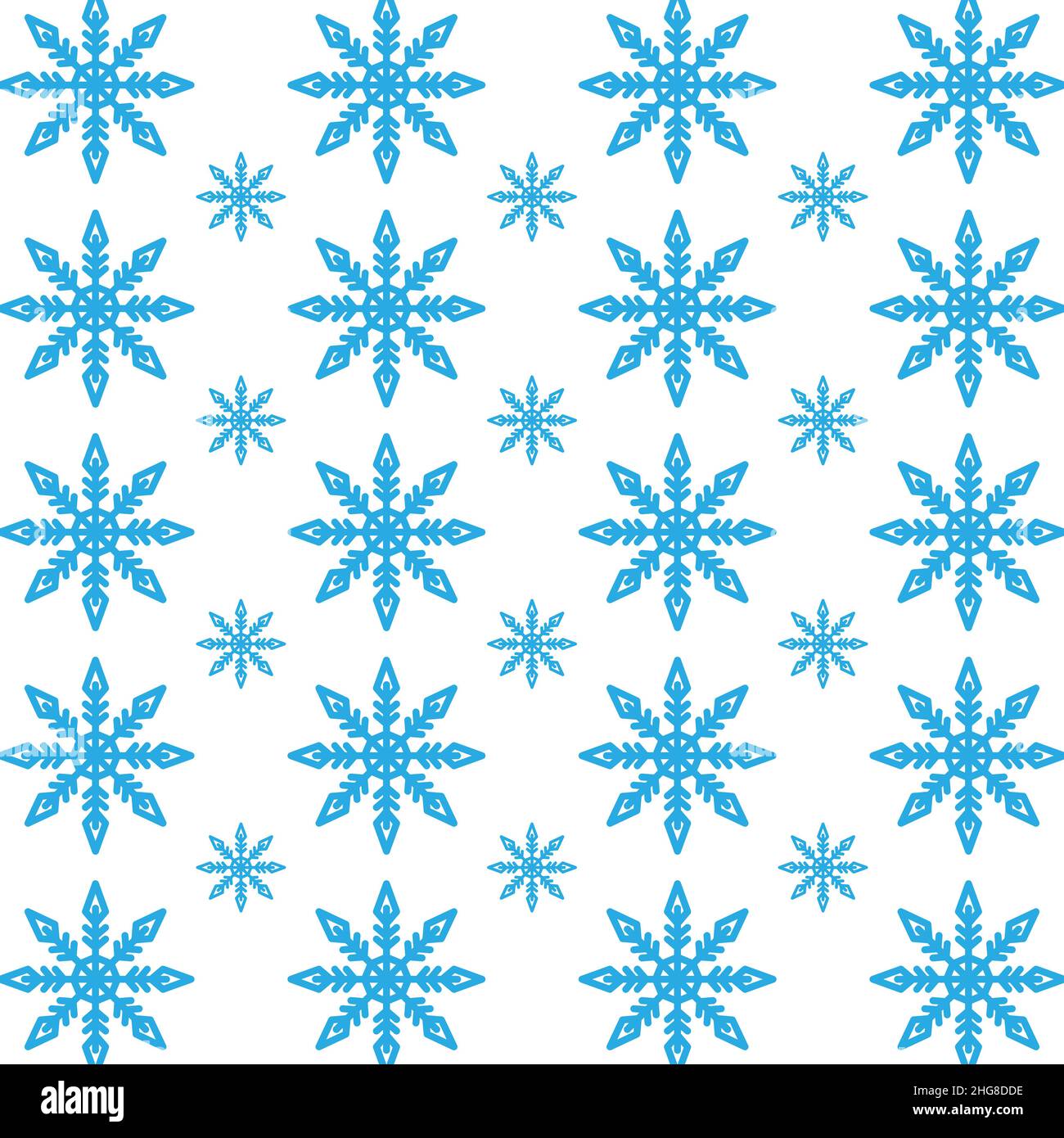 Snowflake background square design template vector Stock Vector Image ...