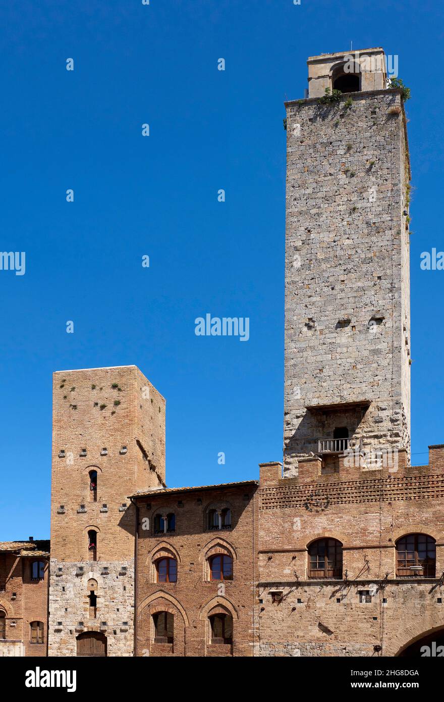 San Gimignano (Si),Italy, a view of the medieval towers Stock Photo - Alamy