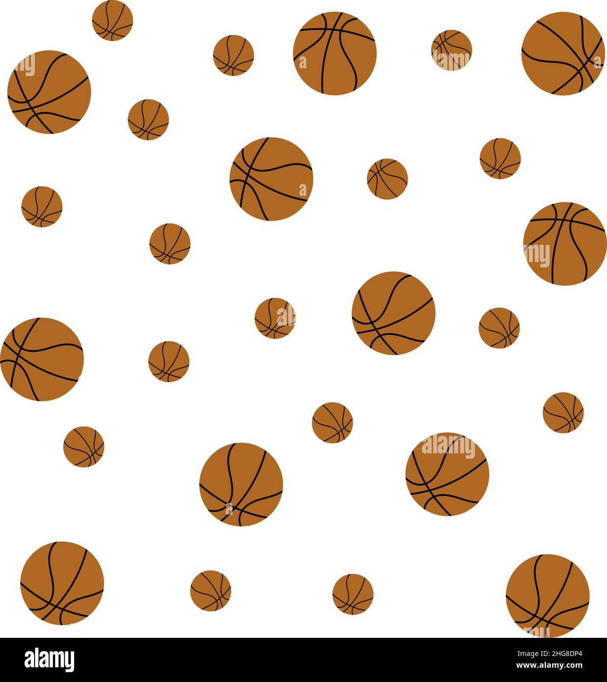 Basketball background square design template vector Stock Vector Image ...