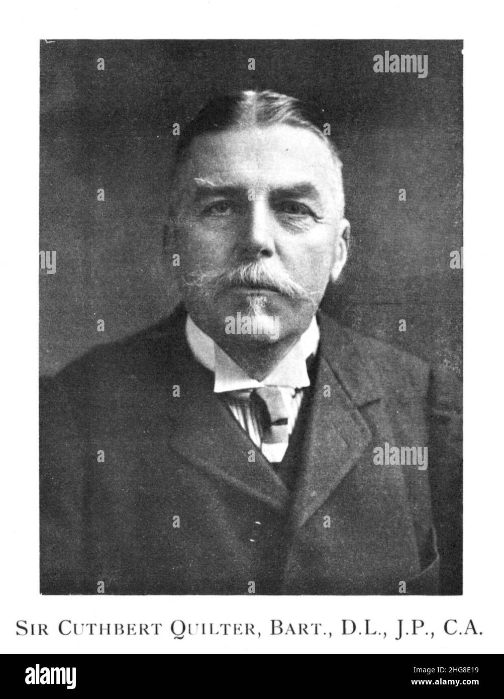 Sir (William) Cuthbert QUILTER (1841-1911) photo in 1906 Suffolk ...