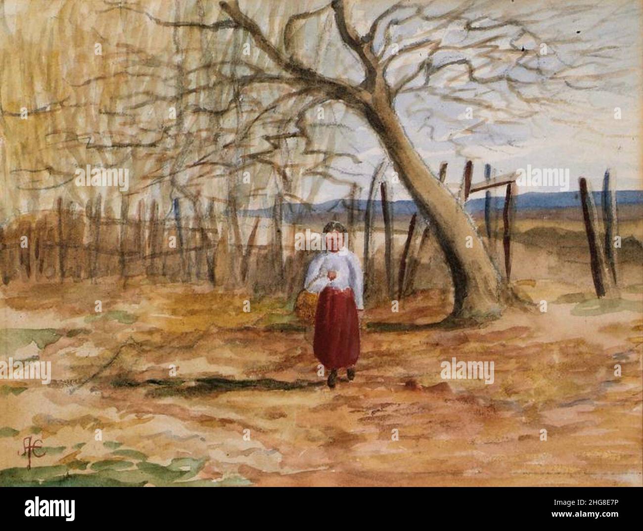 Sir Alfred East (1844 Stock Photo - Alamy