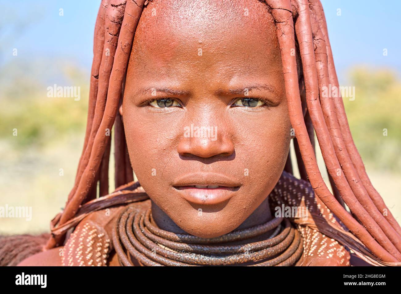 Portrait himba tribe woman kunene hi-res stock photography and images ...