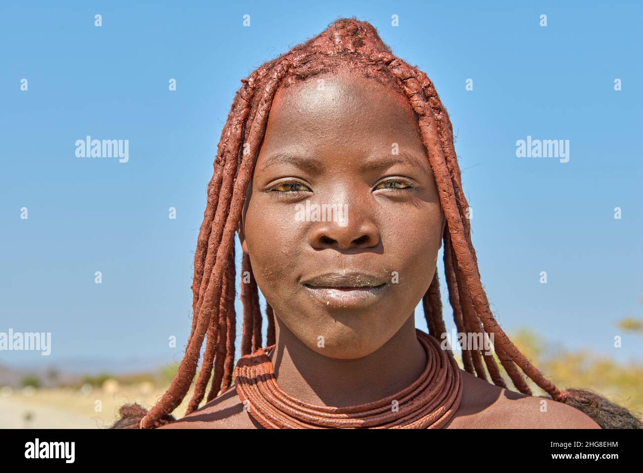 Himba woman in namibia hi-res stock photography and images - Alamy
