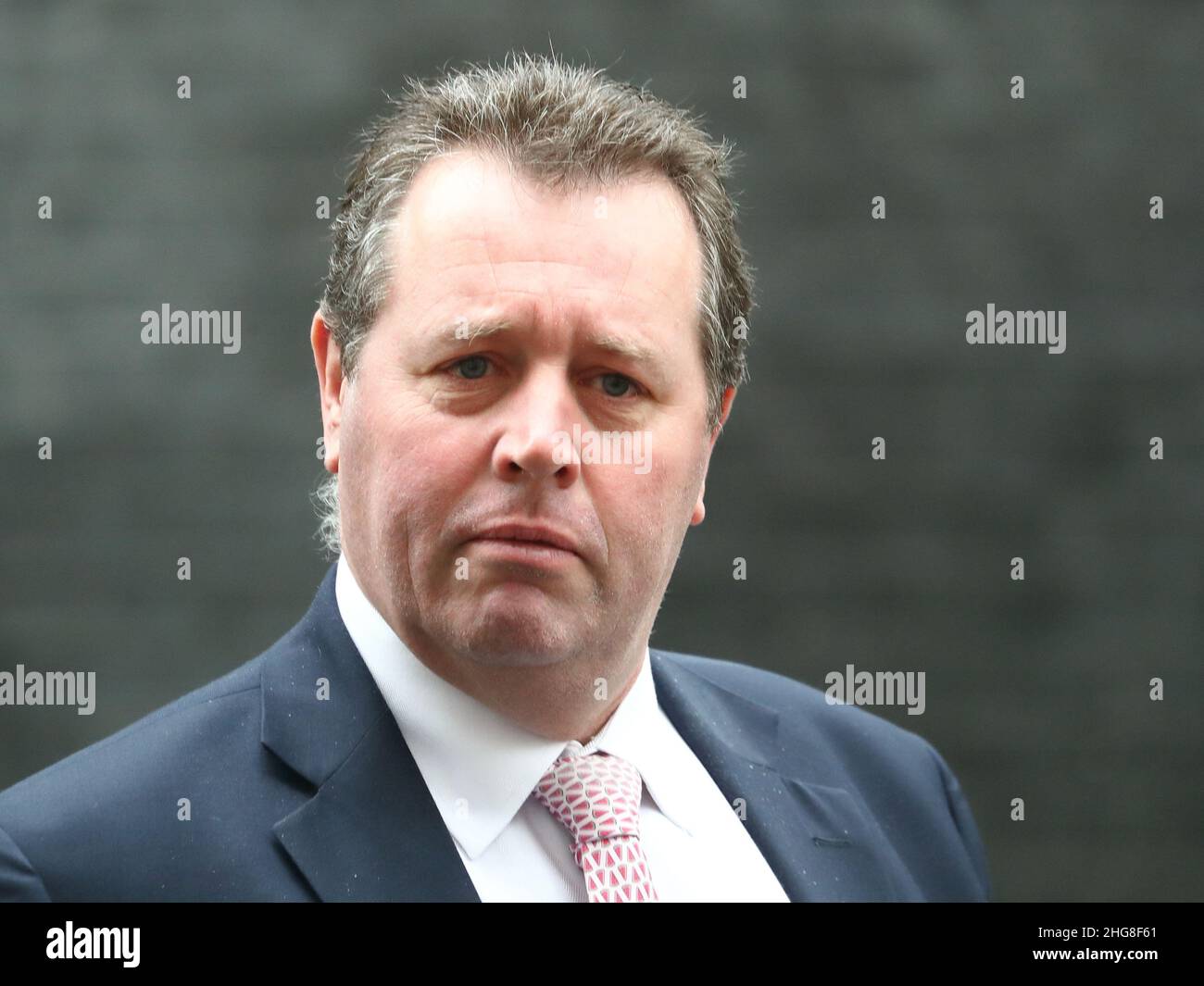 London, UK, 30th November 2021. Chief Whip Mark Spencer leaves Downing ...