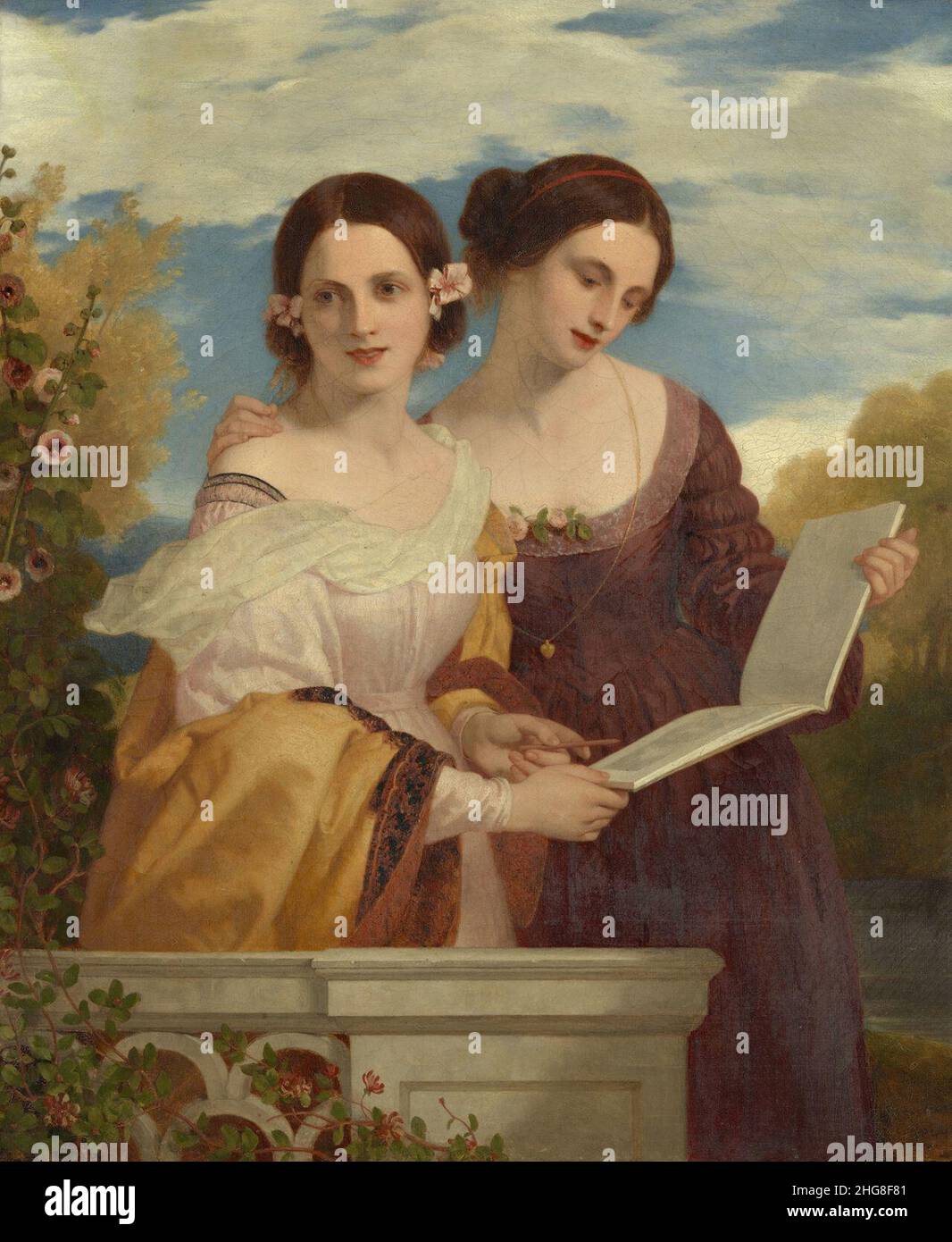 Sir Charles Lock Eastlake (1793-1865) - The Sisters Stock Photo - Alamy