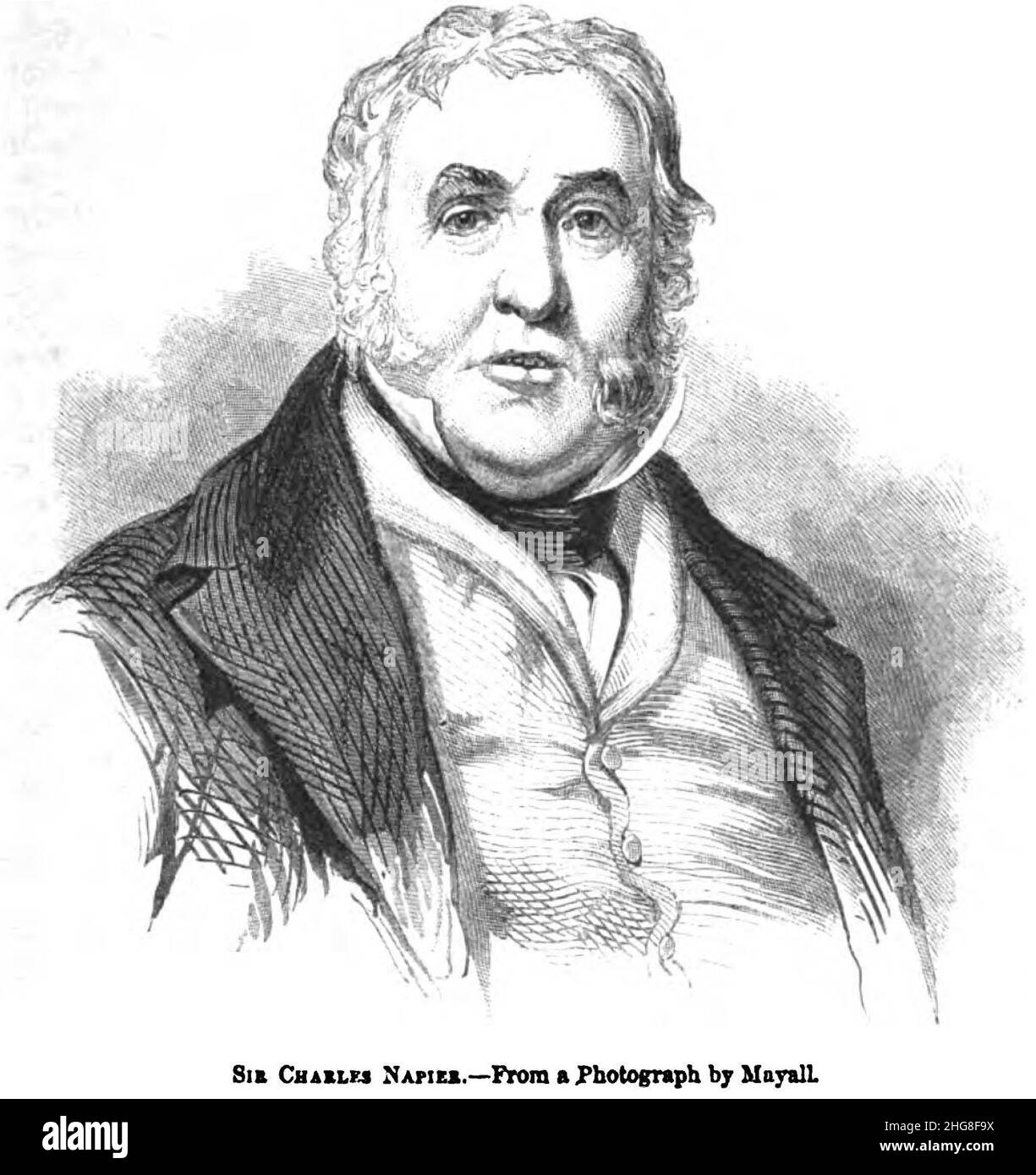 Sir Charles Napies. - From a Photograph by Mayall. George Dodd ...