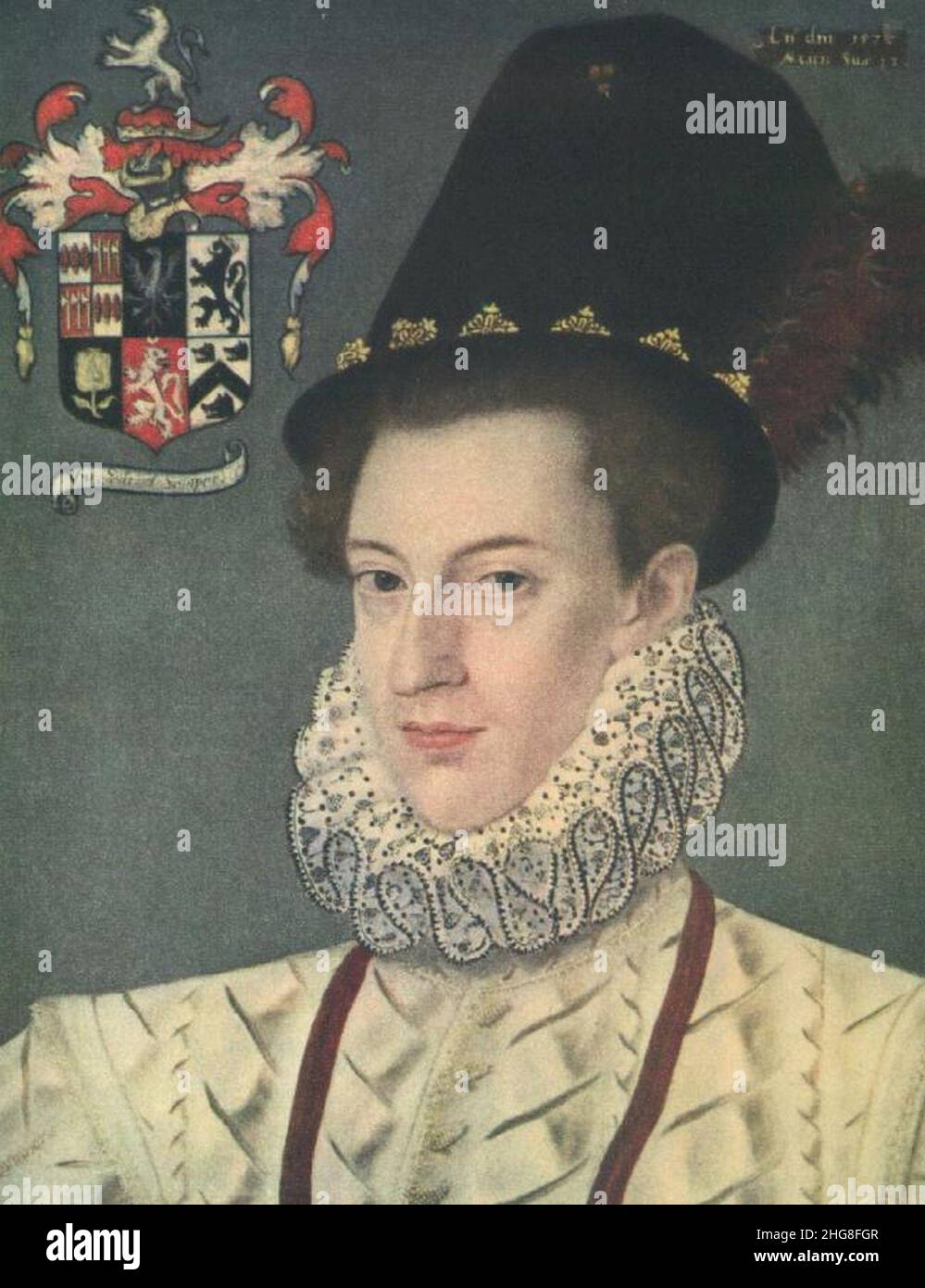 Sir Edward Hoby 1578 Stock Photo - Alamy
