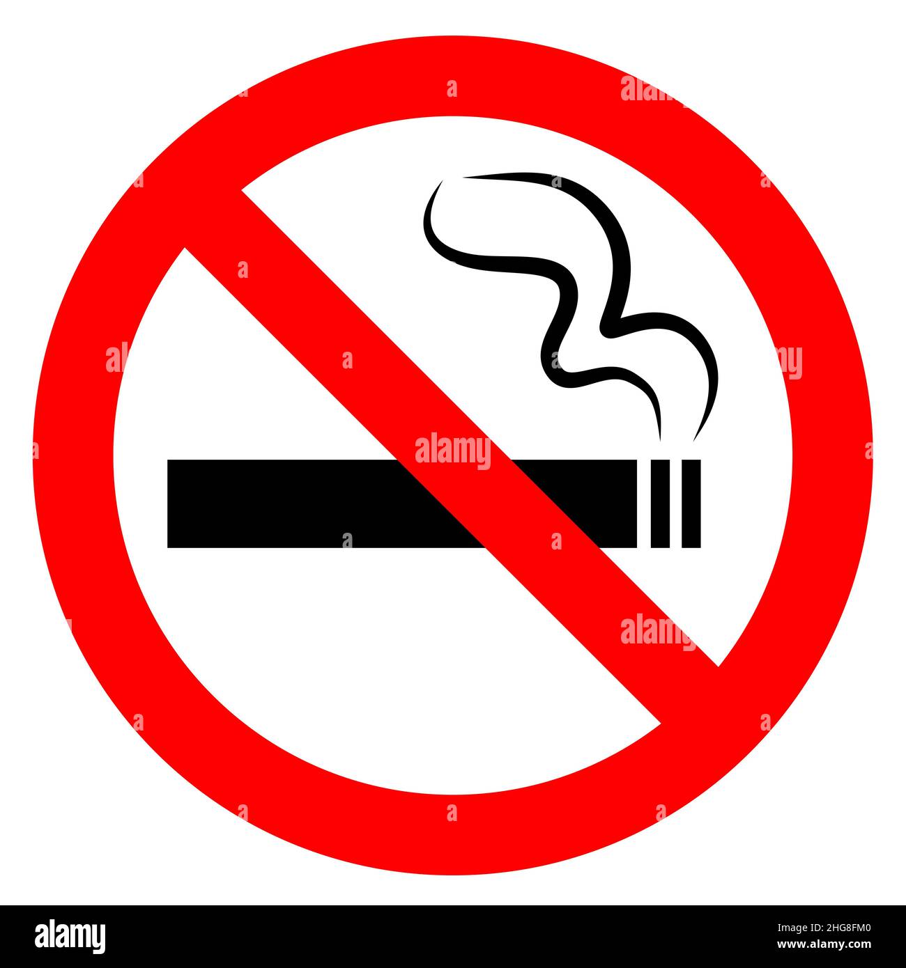 No smoking sign. Stop cigarette symbol. Vector illustration Stock ...