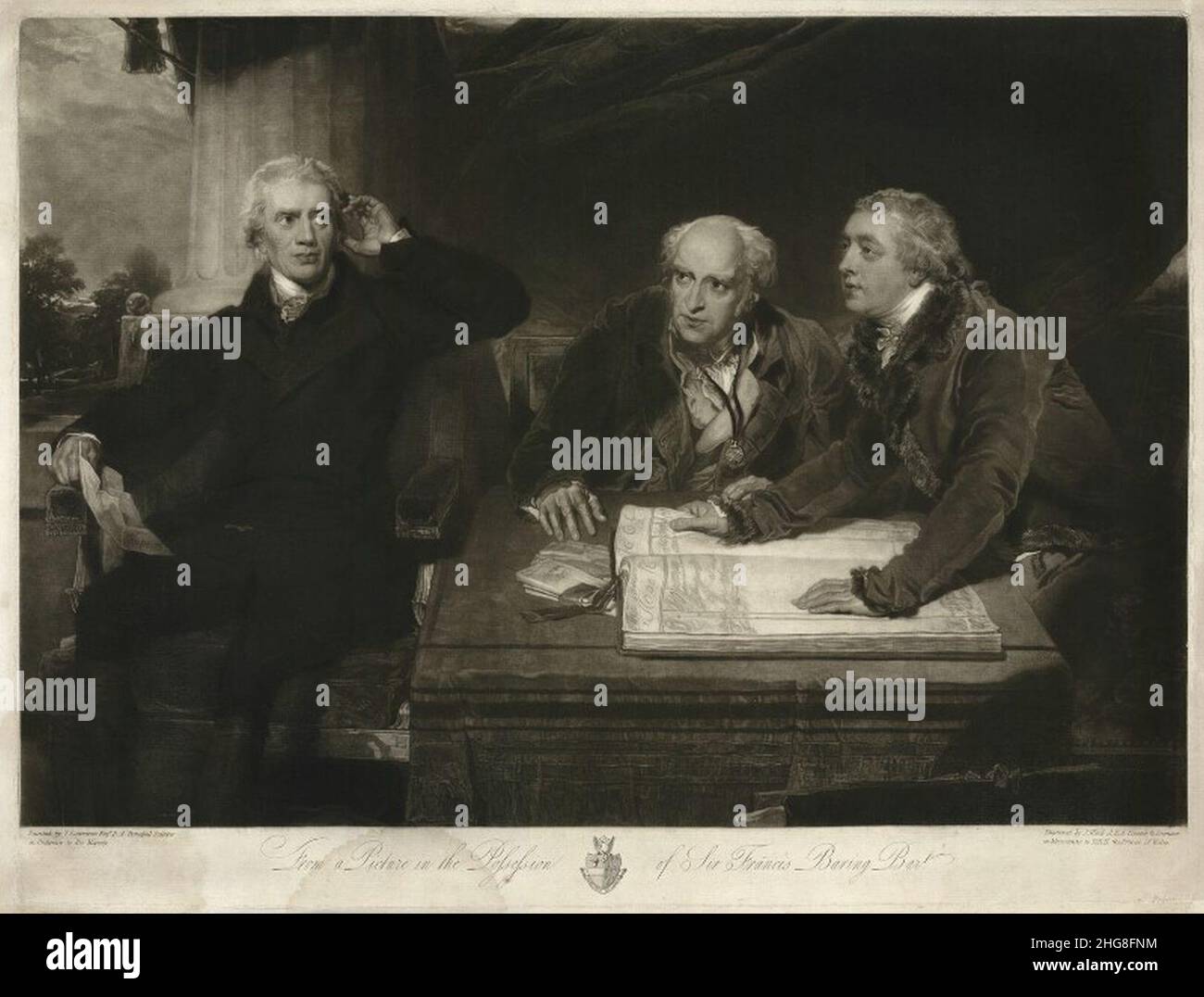 Sir Francis Baring, 1st Bt, John Baring; Charles Wall Stock Photo - Alamy