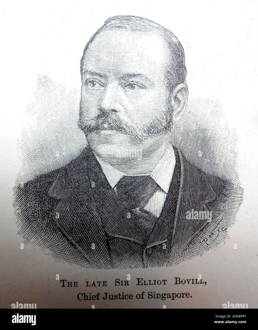 Sir Elliot Bovill, Illustrated London News (6 May 1893 Stock Photo - Alamy