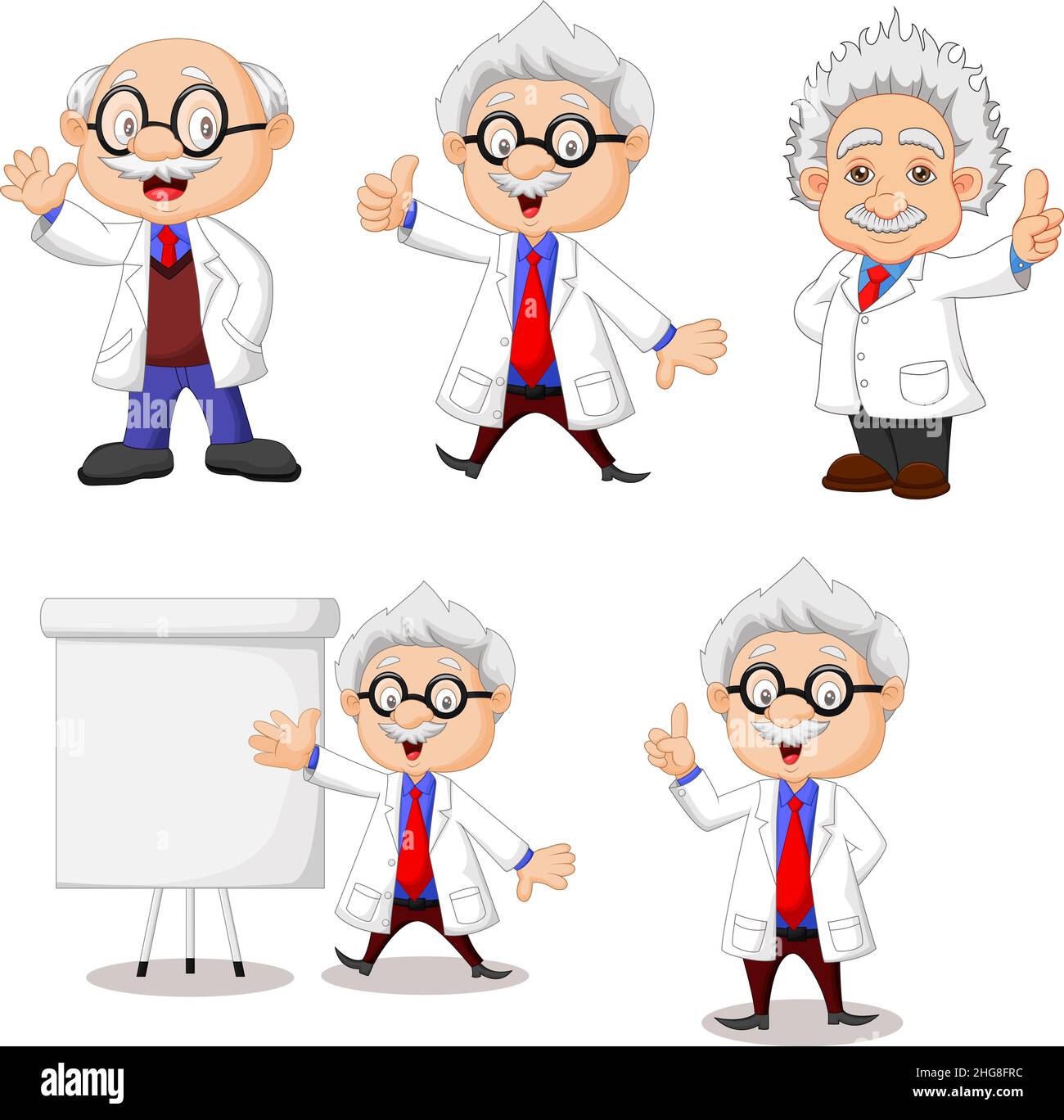 Young chemist scientist test Stock Vector Images - Alamy