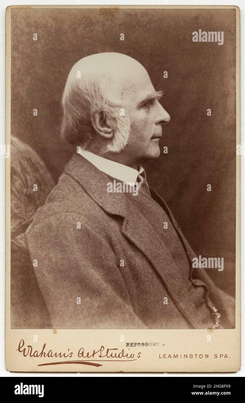 Sir Francis Galton, circa 1890 Stock Photo - Alamy
