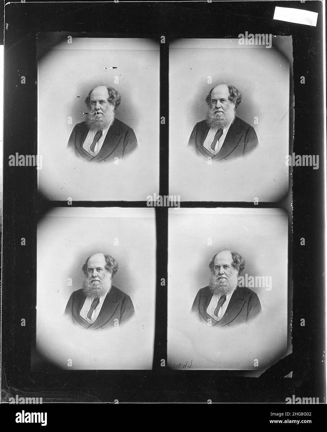 Sir Frederick Bruce, British Minister Stock Photo - Alamy