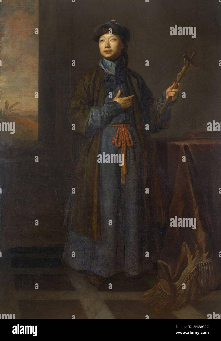 Sir godfrey kneller the chinese convert hi-res stock photography and ...