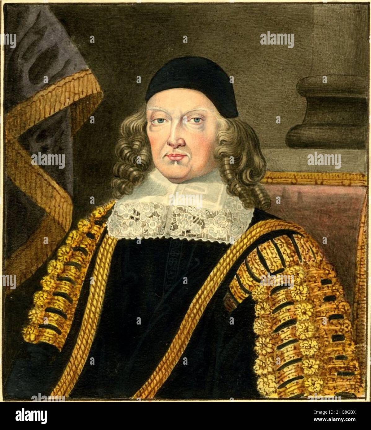 Sir Harbottle Grimston Master of the Rolls by Sylvester Harding Stock ...