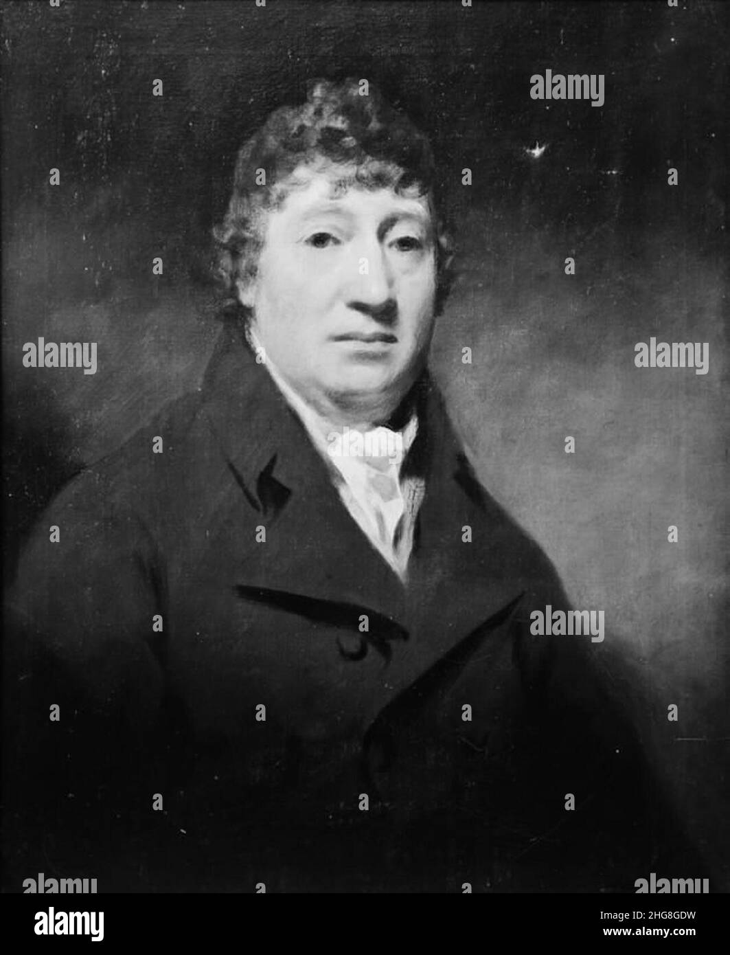 Sir Henry Raeburn - Portrait of a Man Stock Photo - Alamy