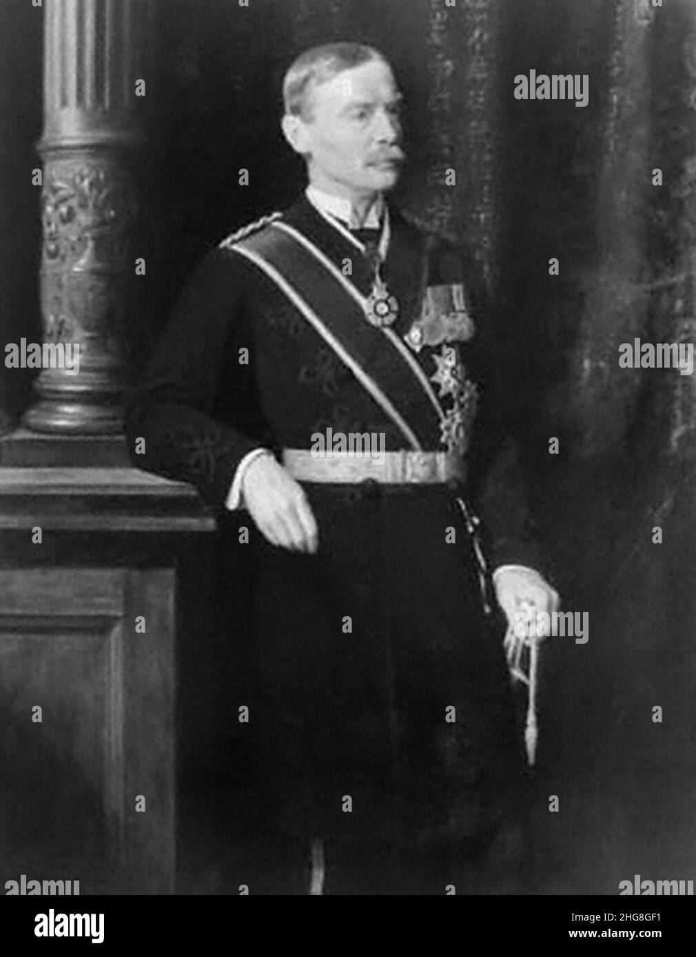 Sir Henry McMahon by John Collier Stock Photo - Alamy