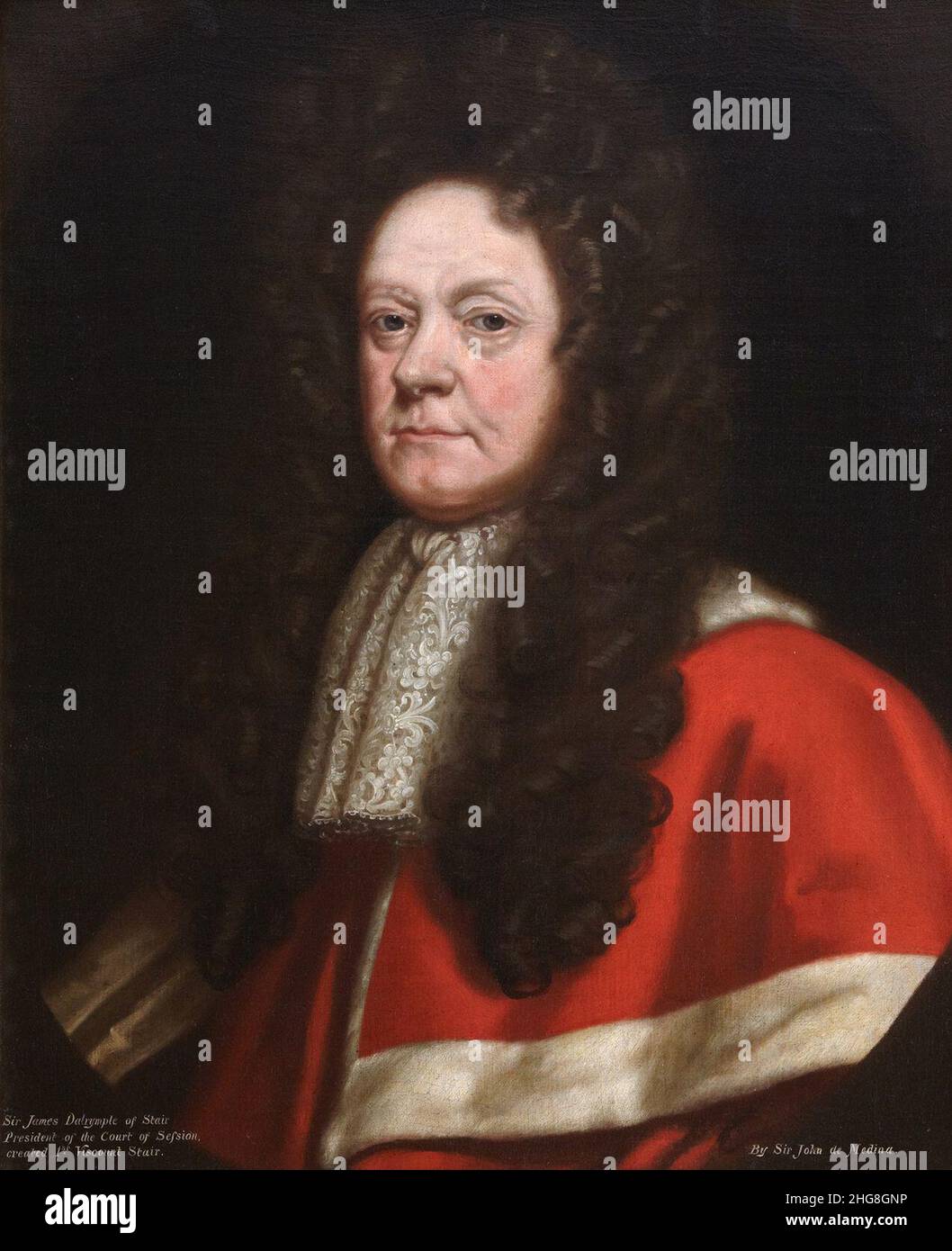 Sir James Dalrymple of Stair Stock Photo - Alamy