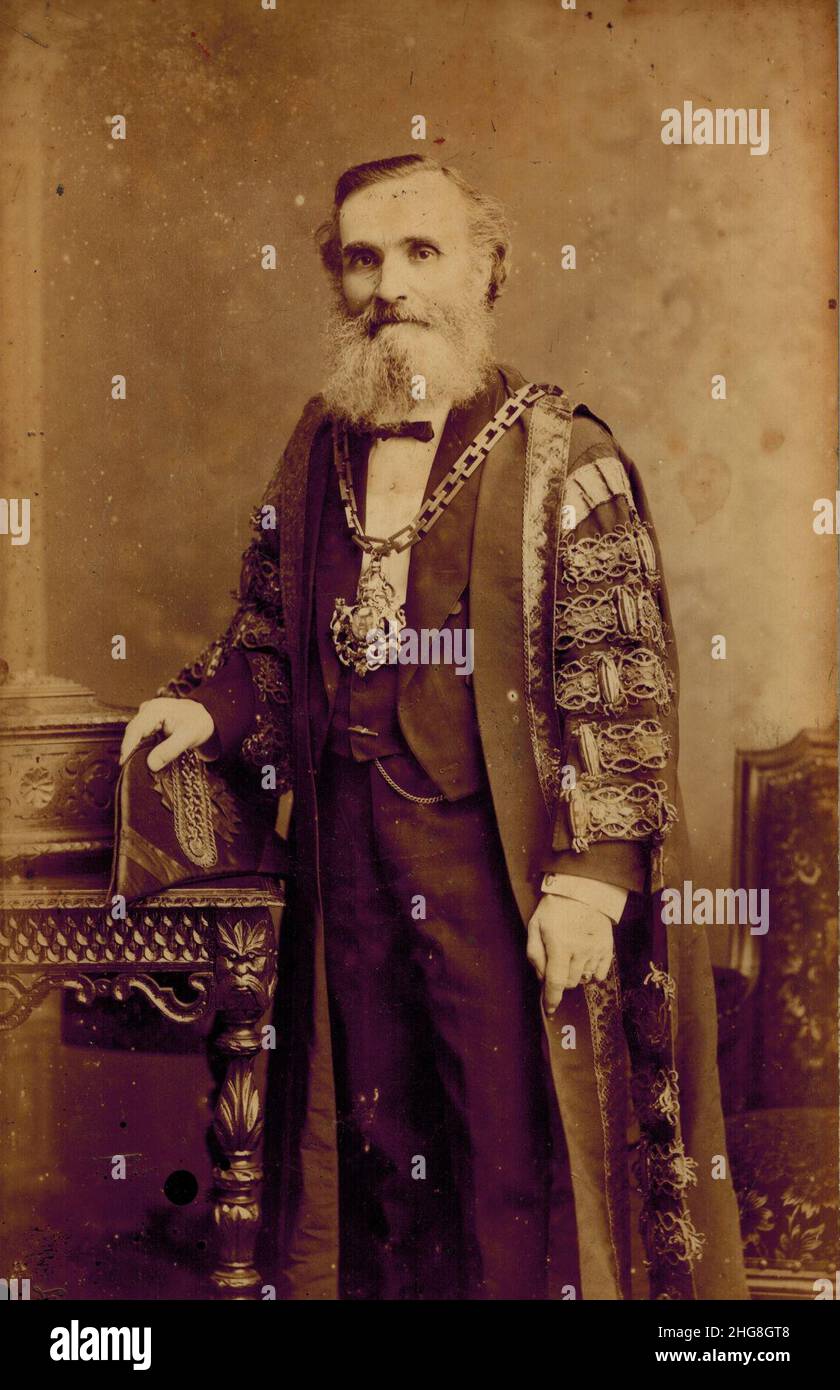 Sir James Farmer, 1885 Stock Photo - Alamy